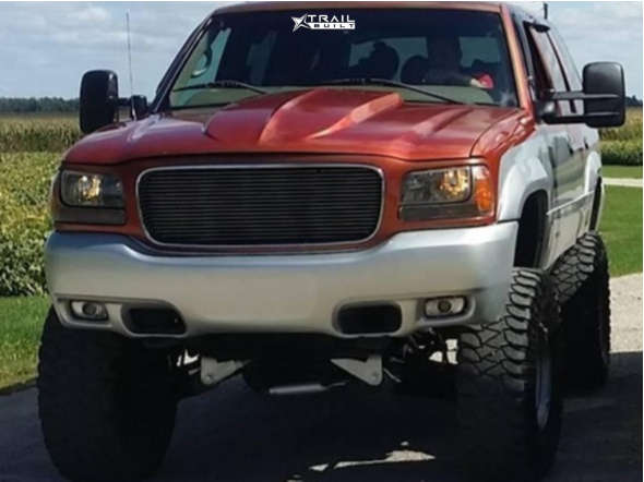 1999 GMC Yukon Wheel Offset Aggressive > 1" Outside Fender Suspension ...