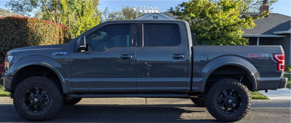 2018 Ford F-150 Wheel Offset Slightly Aggressive Suspension Lift 4 ...