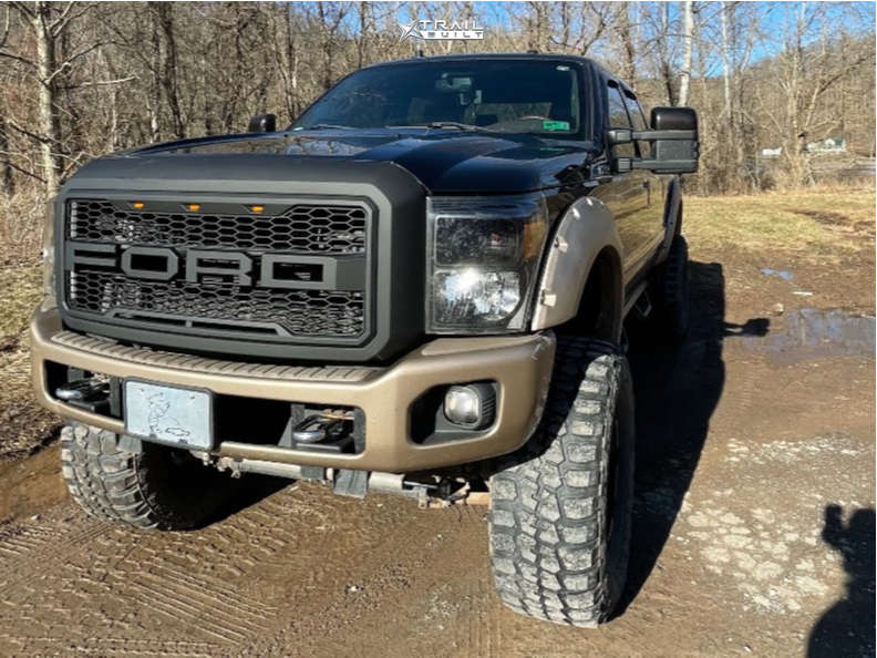 2014 Ford F-250 Super Duty Wheel Offset Aggressive > 1" Outside Fender ...