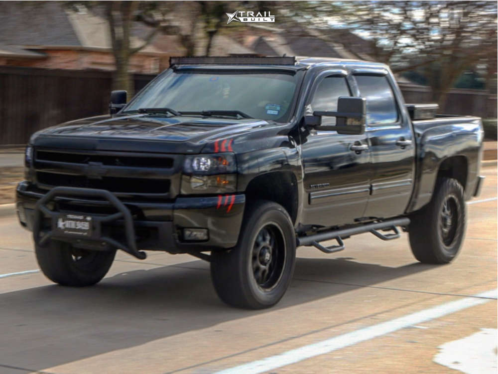 2009 Chevrolet Silverado 1500 Wheel Offset Slightly Aggressive ...