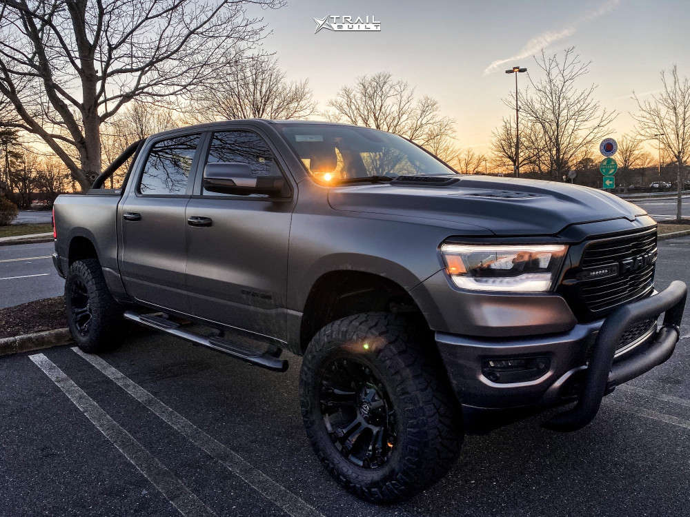 2019 Ram 1500 Wheel Offset Aggressive > 1" Outside Fender Suspension ...