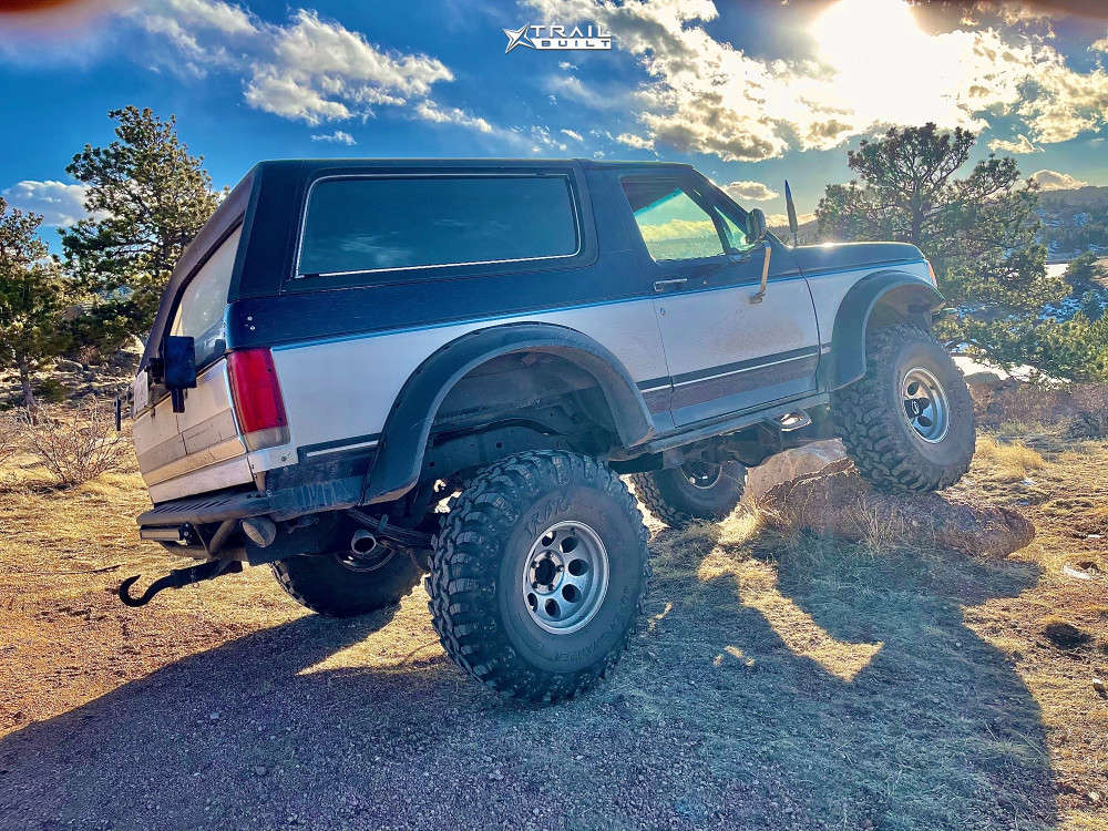 1990 Ford Bronco Wheel Offset Super Aggressive 3"-5" Suspension Lift 8 ...