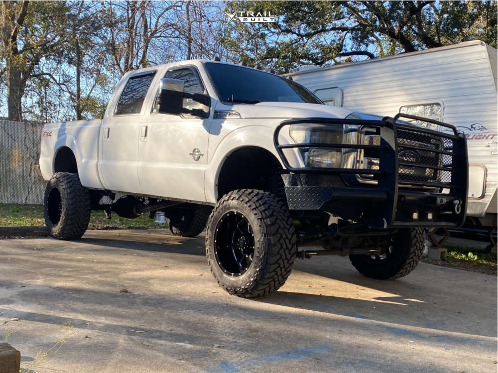 2016 Ford F-250 Super Duty Wheel Offset Aggressive > 1" Outside Fender ...