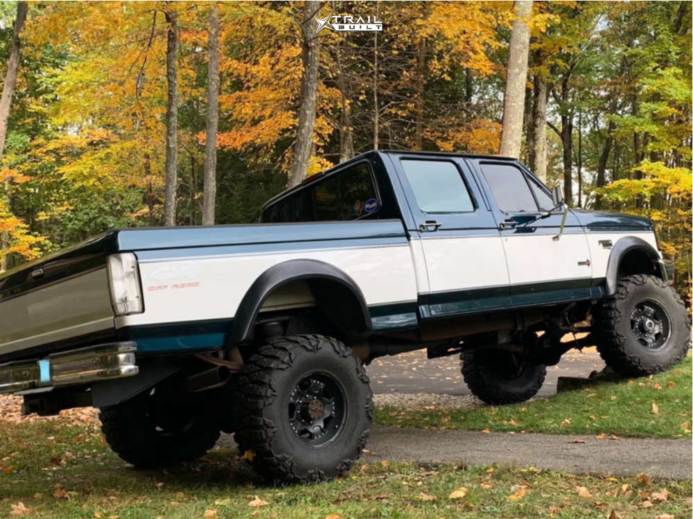 1997 Ford F-250 Wheel Offset Aggressive > 1" Outside Fender Suspension ...