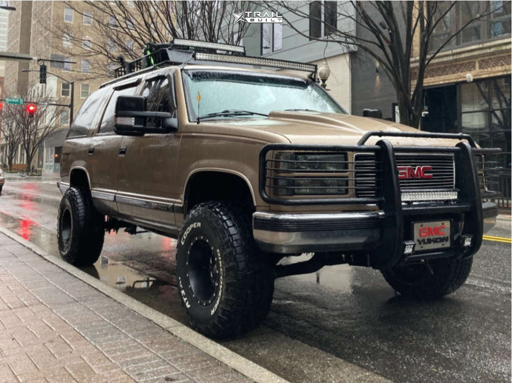 1996 GMC Yukon Wheel Offset Aggressive > 1" Outside Fender Suspension ...