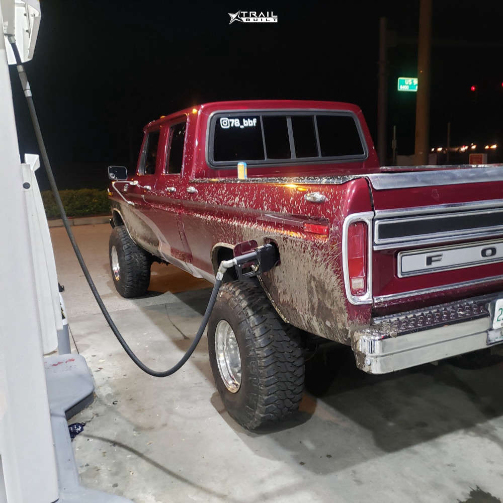 1978 Ford F-250 Wheel Offset Aggressive > 1" Outside Fender Suspension ...