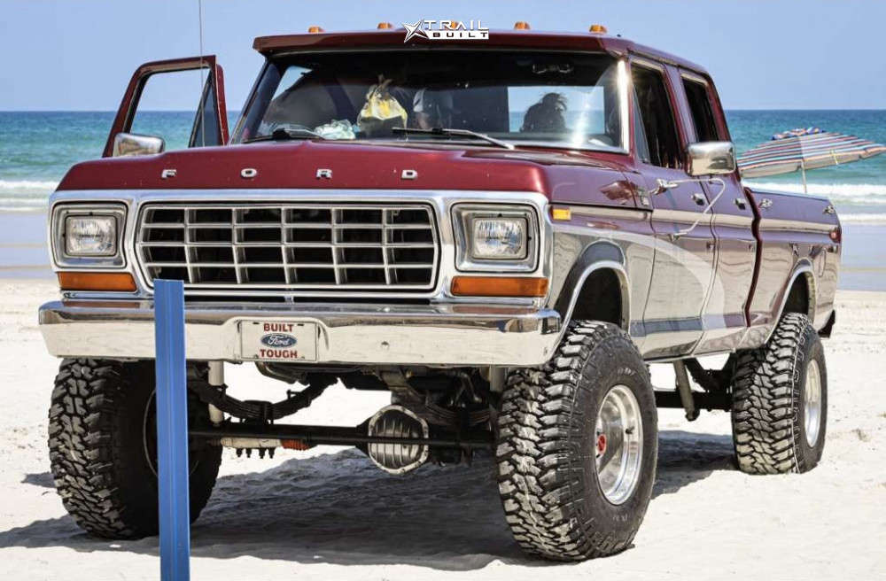 1978 Ford F-250 Wheel Offset Aggressive > 1" Outside Fender Suspension ...