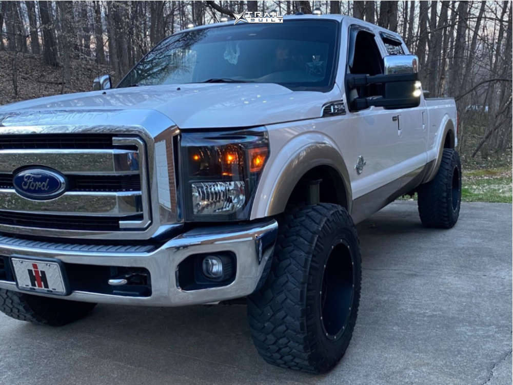 2014 Ford F-250 Super Duty Wheel Offset Aggressive > 1" Outside Fender ...