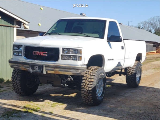 1998 GMC K3500 Wheel Offset Aggressive > 1" Outside Fender Suspension ...