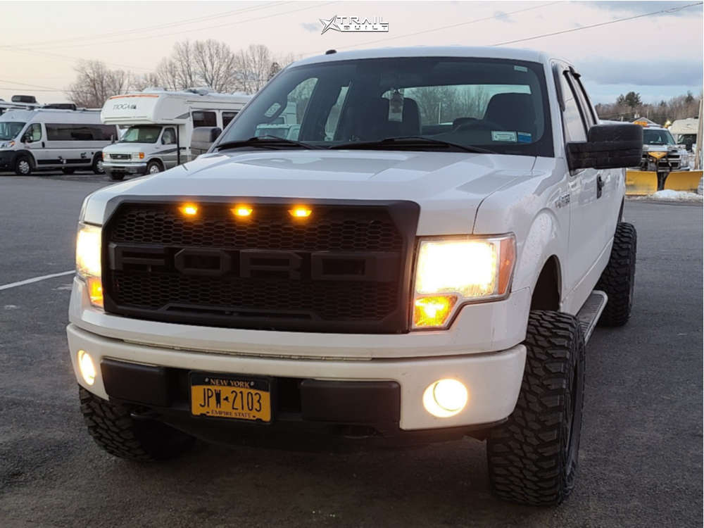 2014 Ford F-150 Wheel Offset Aggressive > 1" Outside Fender Leveling Kit | 1520704 | TrailBuilt ...