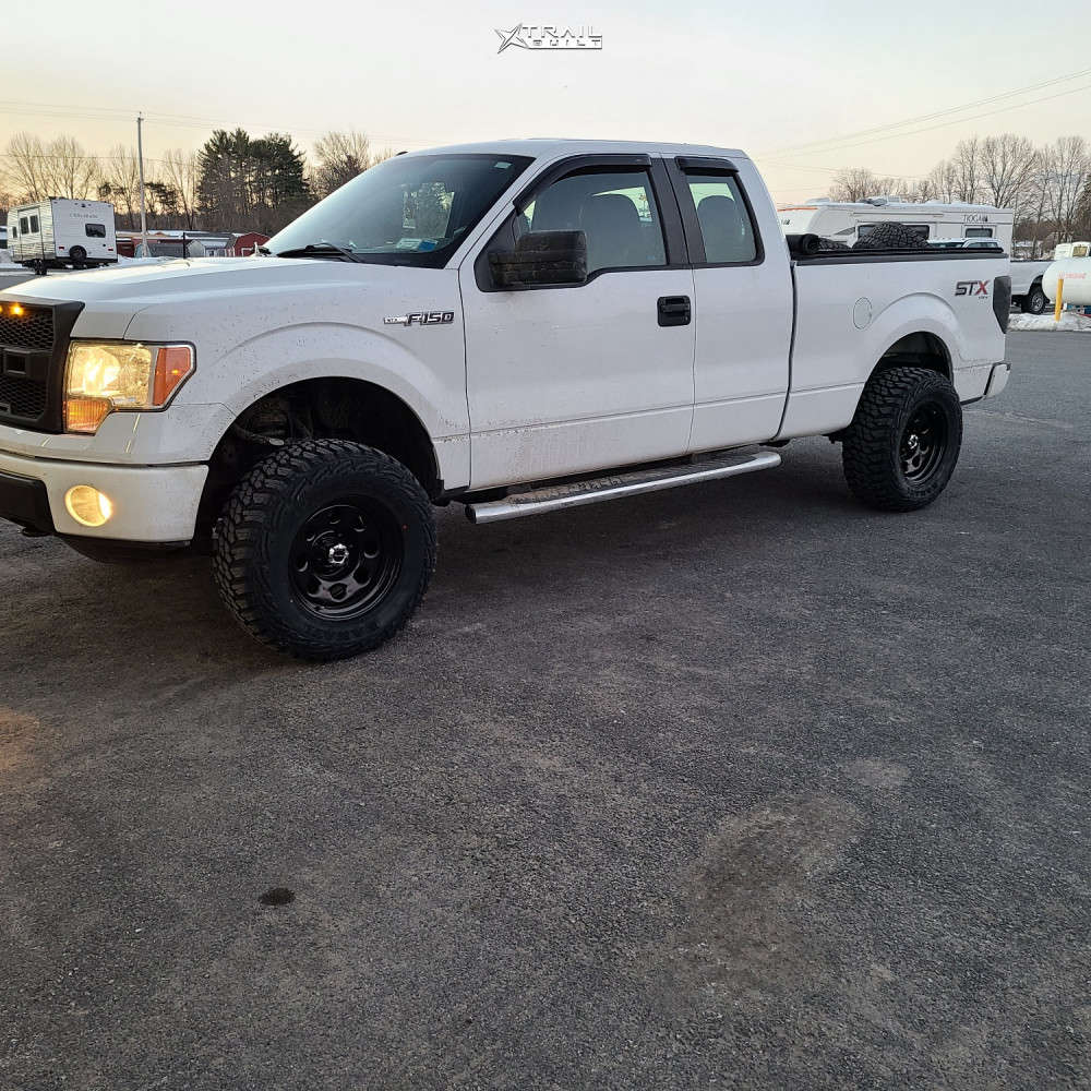 2014 Ford F-150 Wheel Offset Aggressive > 1" Outside Fender Leveling ...