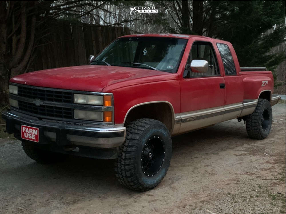 1993 Chevrolet K1500 Wheel Offset Aggressive > 1" Outside Fender ...