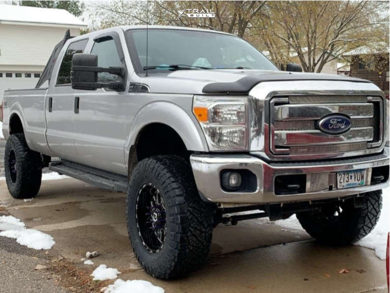 2015 Ford F-250 Super Duty Wheel Offset Aggressive > 1" Outside Fender ...