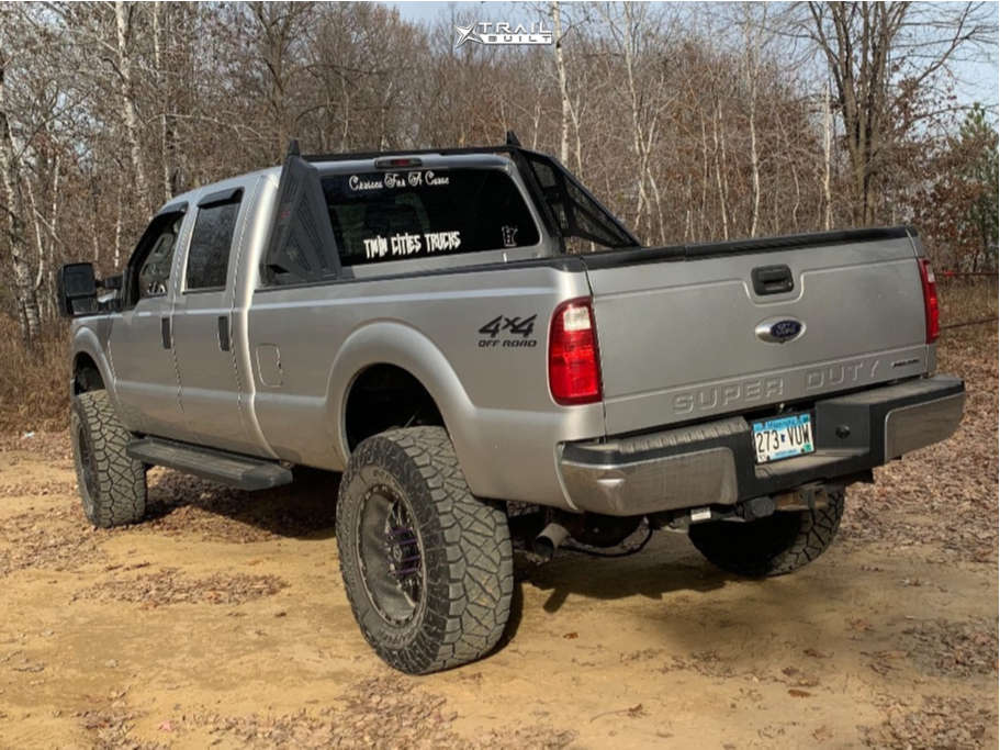2015 Ford F-250 Super Duty Wheel Offset Aggressive > 1" Outside Fender ...