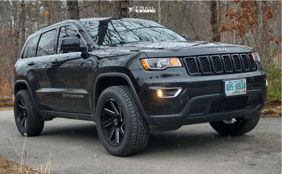 2018 Jeep Grand Cherokee Wheel Offset Aggressive 1 Outside Fender Leveling Kit 1524236 TrailBuilt Off Road
