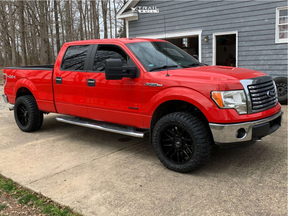 2012 Ford F-150 Wheel Offset Aggressive > 1" Outside Fender Leveling ...