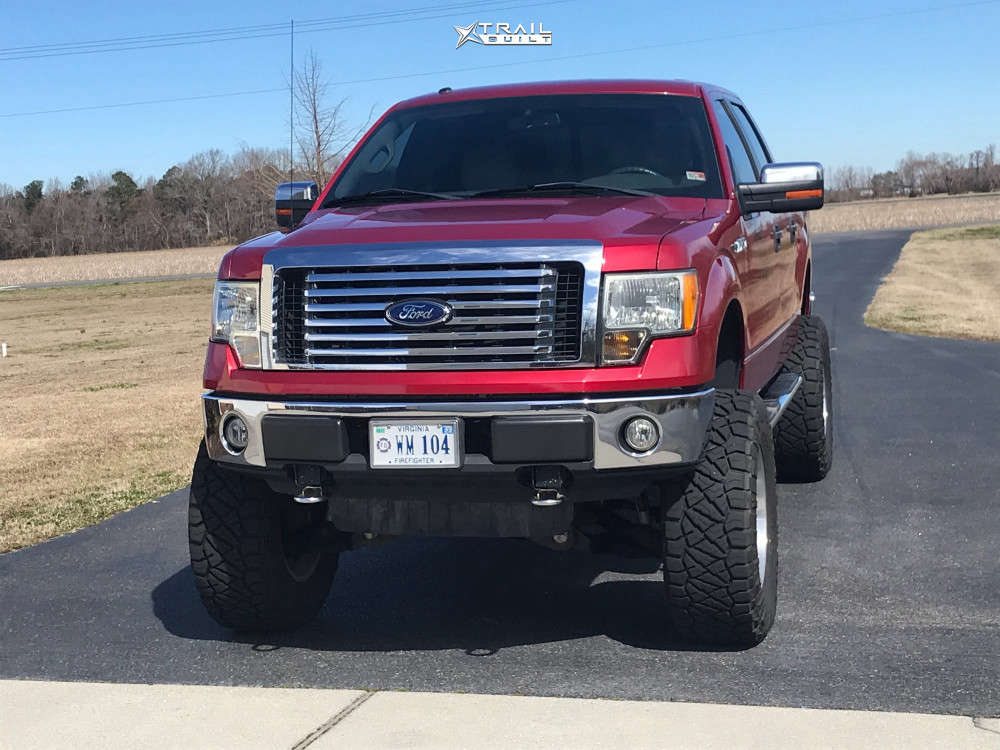 2010 Ford F-150 Wheel Offset Aggressive > 1" Outside Fender Suspension ...