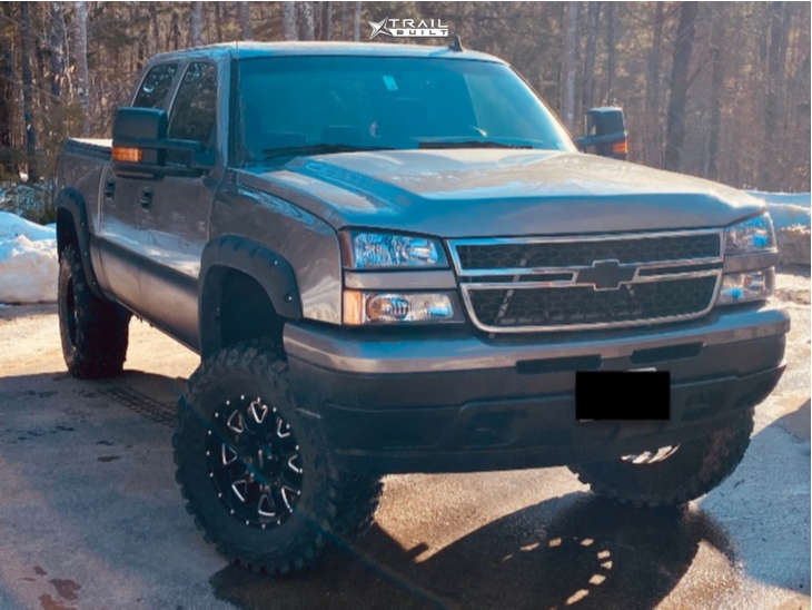 2006 Chevrolet Silverado 1500 Wheel Offset Aggressive > 1" Outside ...