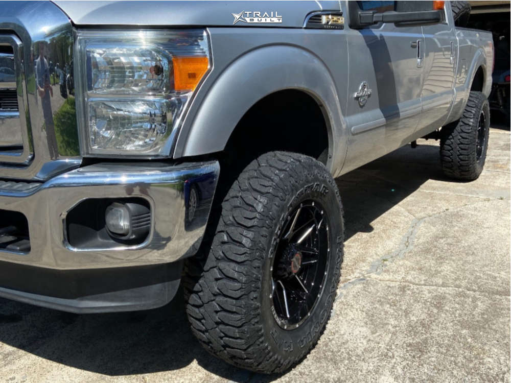 2015 Ford F-250 Super Duty Wheel Offset Aggressive > 1" Outside Fender ...