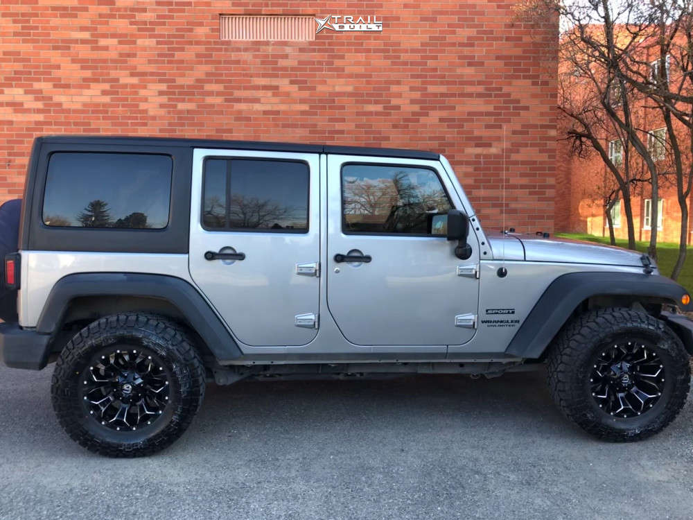 2017 Jeep Wrangler Wheel Offset Aggressive > 1" Outside Fender Stock ...