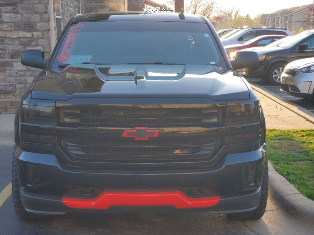 2016 Chevrolet Silverado 1500 Wheel Offset Aggressive > 1" Outside ...