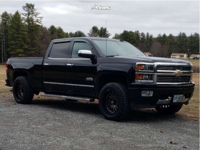 2015 Chevrolet Silverado 1500 Wheel Offset Aggressive > 1" Outside ...