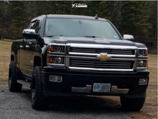 2015 Chevrolet Silverado 1500 Wheel Offset Aggressive > 1" Outside ...