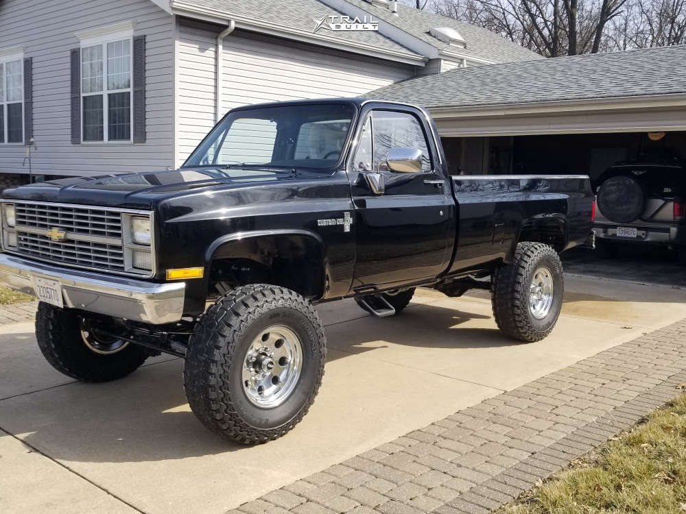 1984 Chevrolet K20 Wheel Offset Aggressive > 1" Outside Fender ...