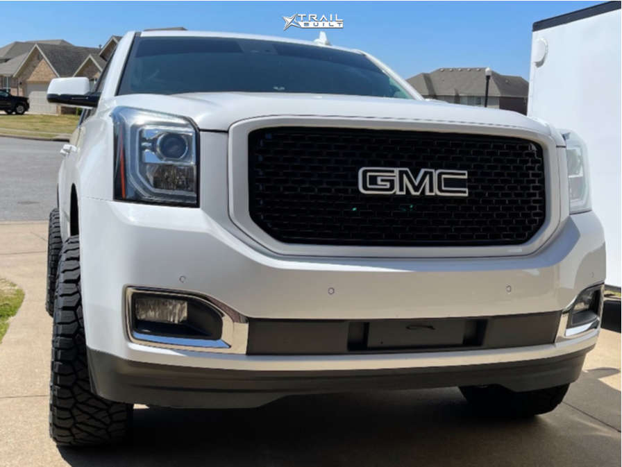 2017 GMC Yukon Wheel Offset Aggressive > 1" Outside Fender Leveling Kit ...