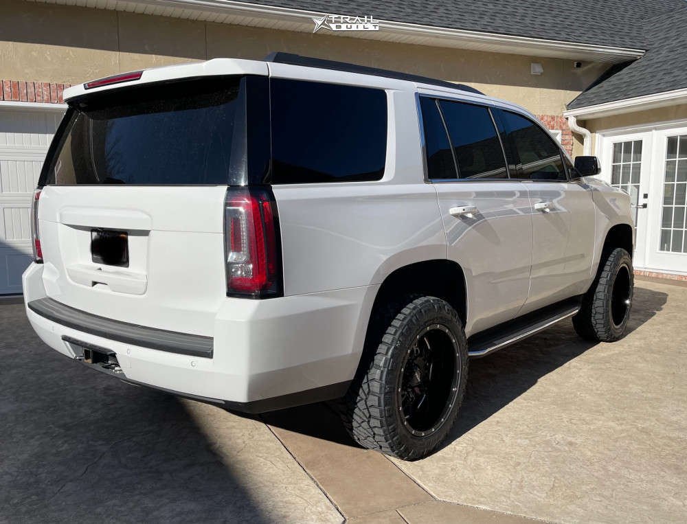 2017 GMC Yukon Wheel Offset Aggressive > 1" Outside Fender Leveling Kit ...
