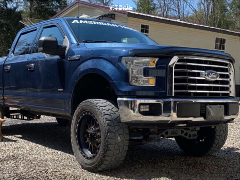 2015 Ford F-150 Wheel Offset Aggressive > 1" Outside Fender Suspension ...