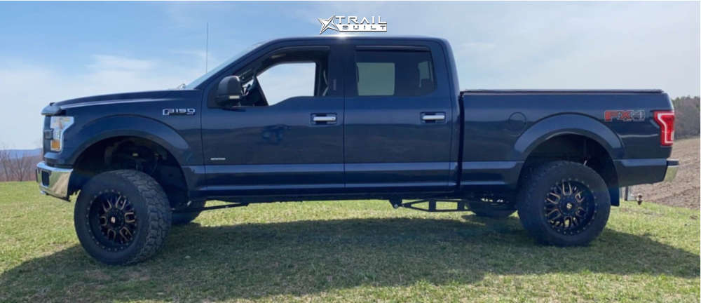 2015 Ford F-150 Wheel Offset Aggressive > 1" Outside Fender Suspension ...