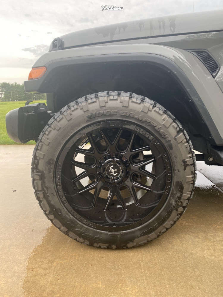 2020 Jeep Wrangler Wheel Offset Aggressive > 1" Outside Fender Stock ...