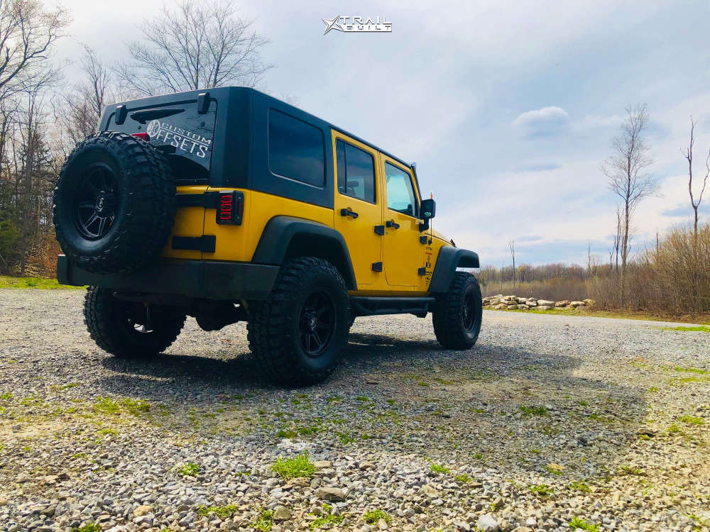 2008 Jeep Wrangler Wheel Offset Aggressive > 1" Outside Fender ...