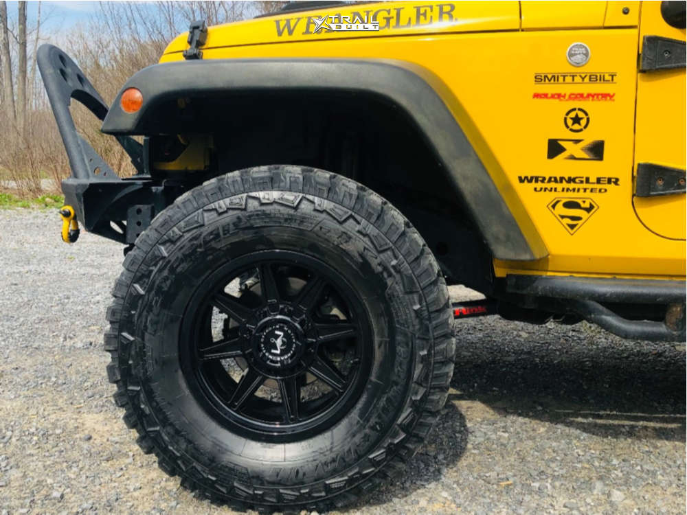 2008 Jeep Wrangler Wheel Offset Aggressive > 1" Outside Fender ...
