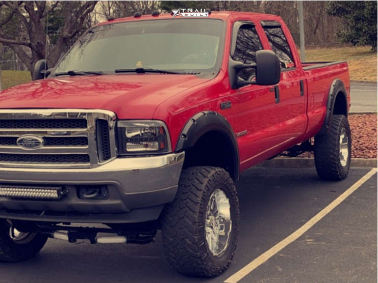 2004 Ford F-350 Super Duty Wheel Offset Nearly Flush Suspension Lift 6 ...