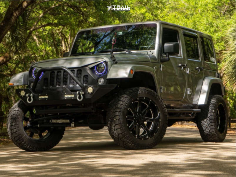 2016 Jeep Wrangler Wheel Offset Aggressive > 1" Outside Fender ...