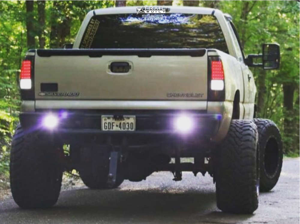 2003 Chevrolet Silverado 1500 Wheel Offset Hella Stance >5" Suspension ...