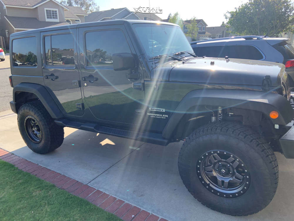 2017 Jeep Wrangler Wheel Offset Aggressive > 1" Outside Fender ...