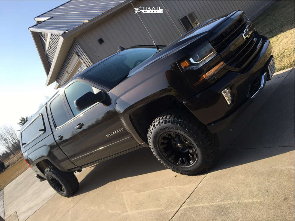 2018 Chevrolet Silverado 1500 Wheel Offset Aggressive > 1" Outside ...