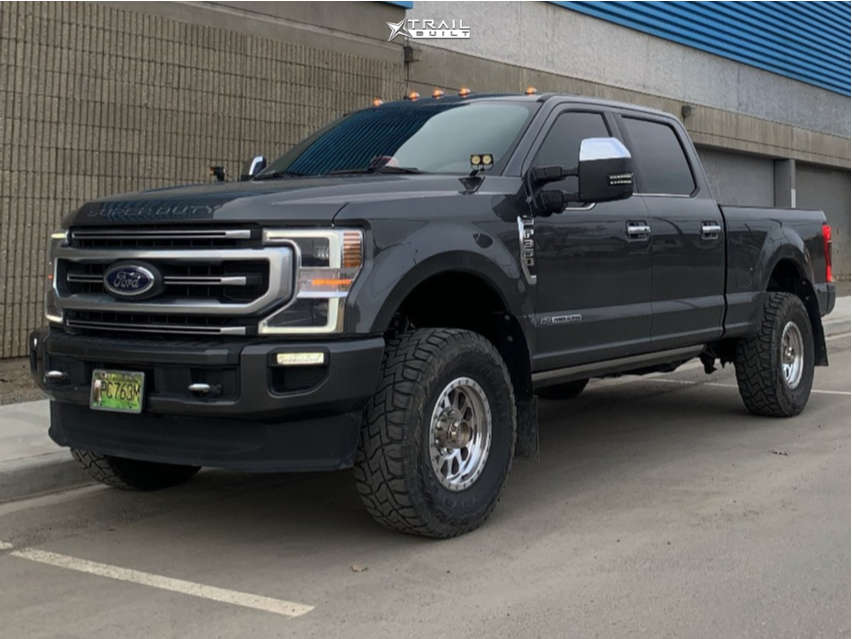 2020 Ford F-350 Super Duty Wheel Offset Aggressive > 1" Outside Fender ...