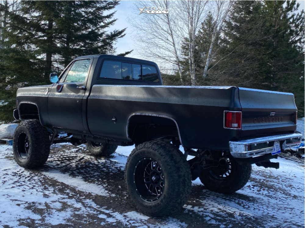 1977 Chevrolet K10 Wheel Offset Super Aggressive 3"-5" Suspension Lift ...