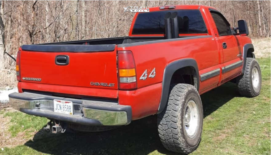 2002 Chevrolet Silverado 2500 HD Wheel Offset Aggressive > 1" Outside ...