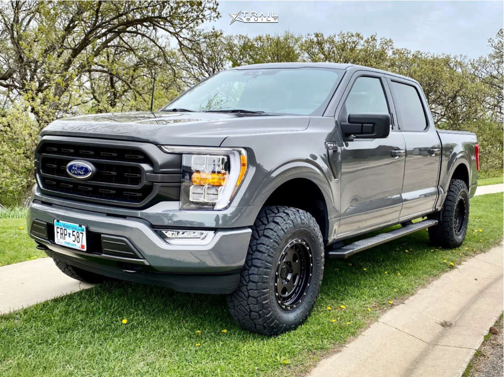 2021 Ford F-150 Wheel Offset Aggressive > 1" Outside Fender Leveling ...