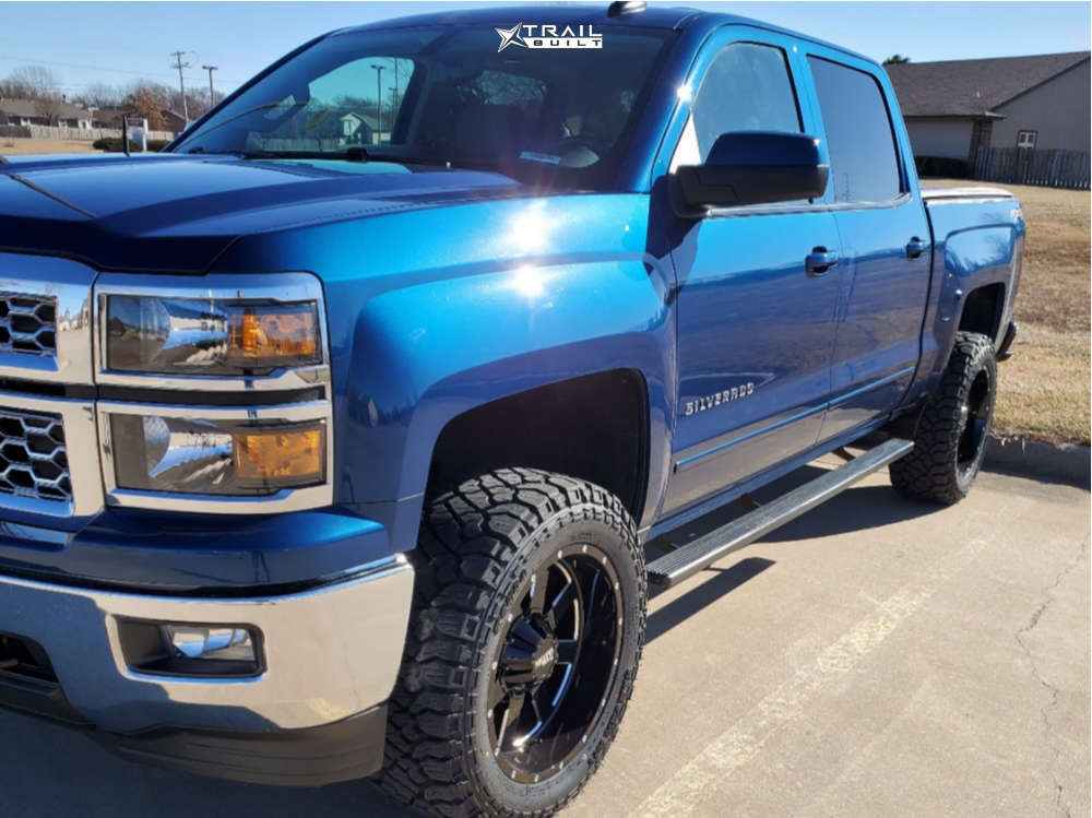 2015 Chevrolet Silverado 1500 Wheel Offset Aggressive > 1" Outside ...