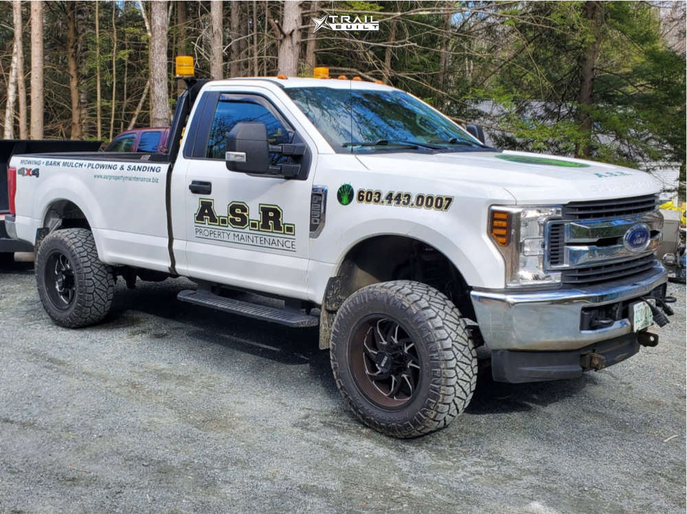 2019 Ford F-250 Super Duty Wheel Offset Aggressive > 1" Outside Fender ...