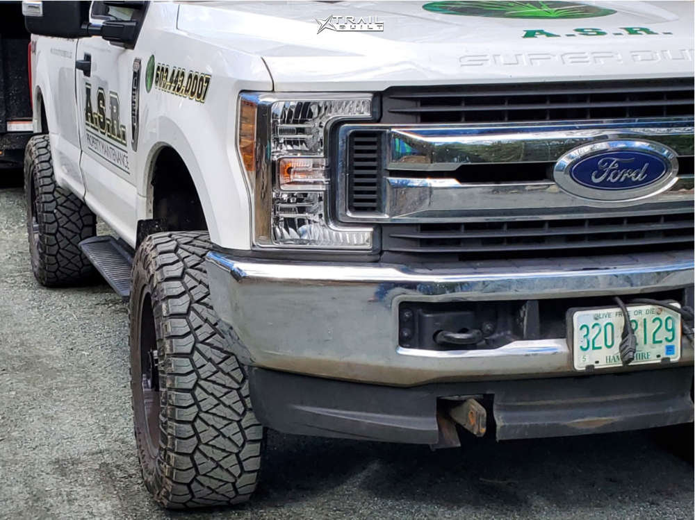 2019 Ford F-250 Super Duty Wheel Offset Aggressive > 1" Outside Fender ...