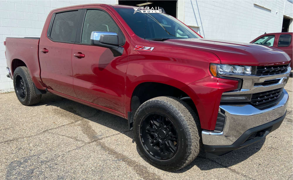 2019 Chevrolet Silverado 1500 Wheel Offset Aggressive > 1" Outside ...