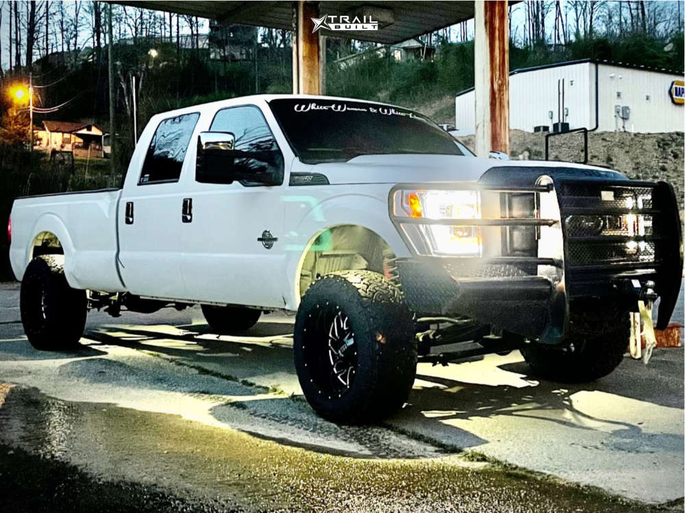 2015 Ford F-250 Super Duty Wheel Offset Aggressive > 1" Outside Fender ...