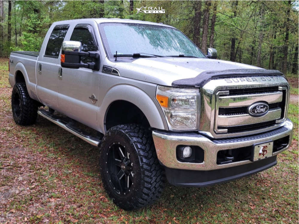 2015 Ford F-250 Super Duty Wheel Offset Aggressive > 1" Outside Fender ...